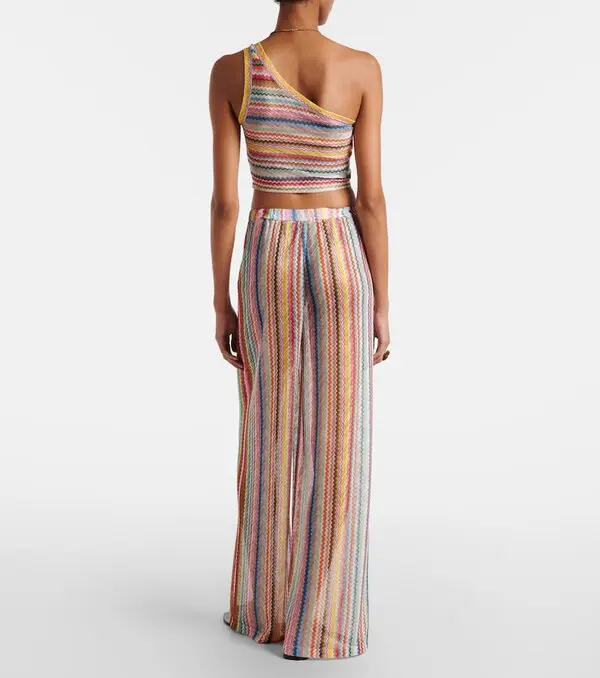 Missoni Zigzag Palazzo Pants - Multicoloured