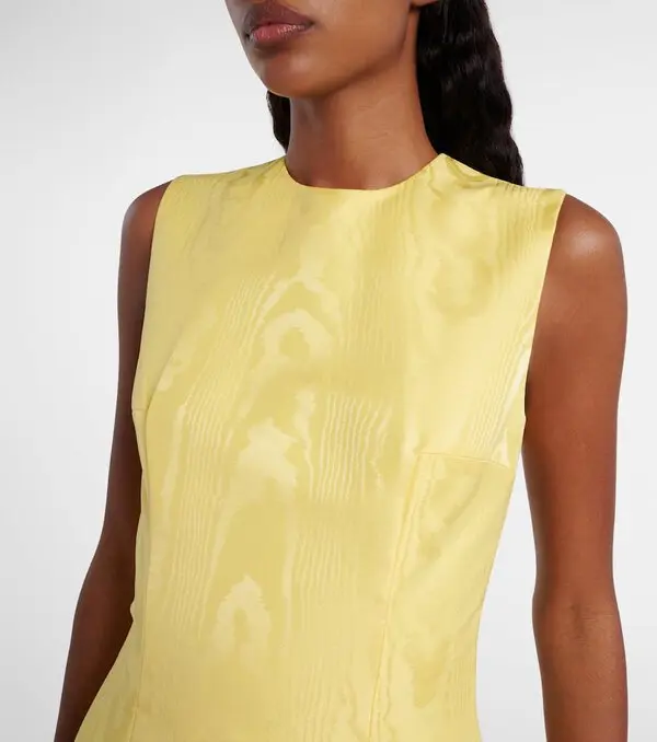 EMILIA WICKSTEAD Mara Moiré Mikado Midi Dress