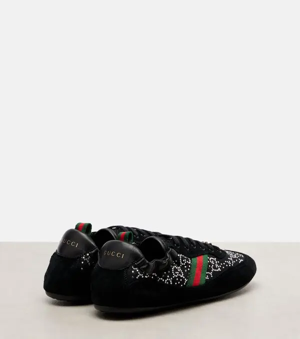 Gucci Suede-trimmed Sneakers