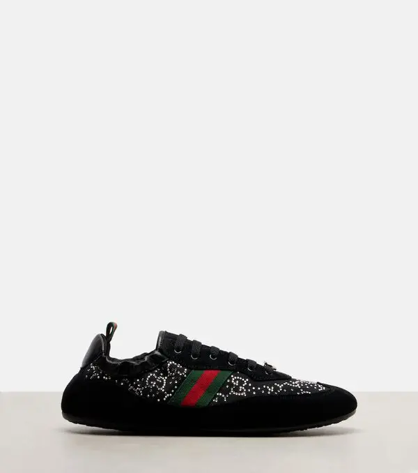 Gucci Suede-trimmed Sneakers