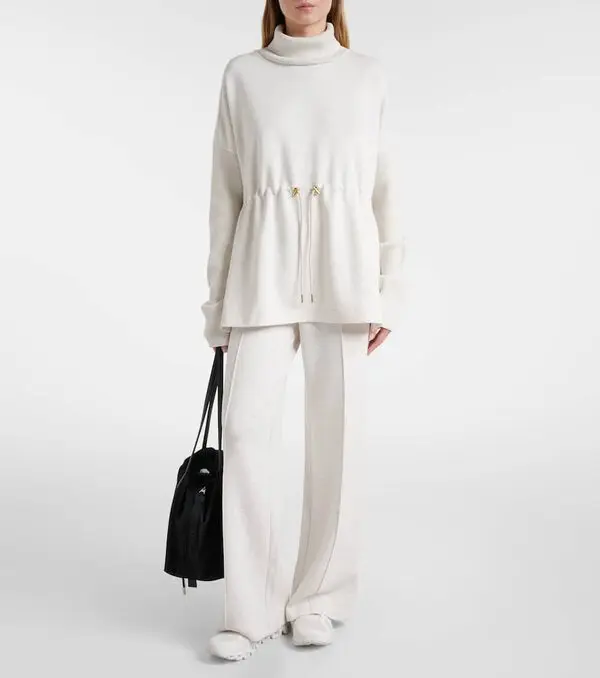 Varley Ethel Turtleneck Sweater - White