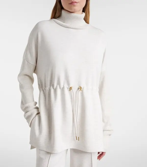 Varley Ethel Turtleneck Sweater - White