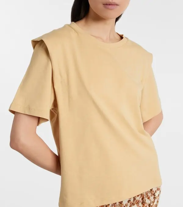 Isabel Marant Étoile Cotton Jersey Top - Yellow
