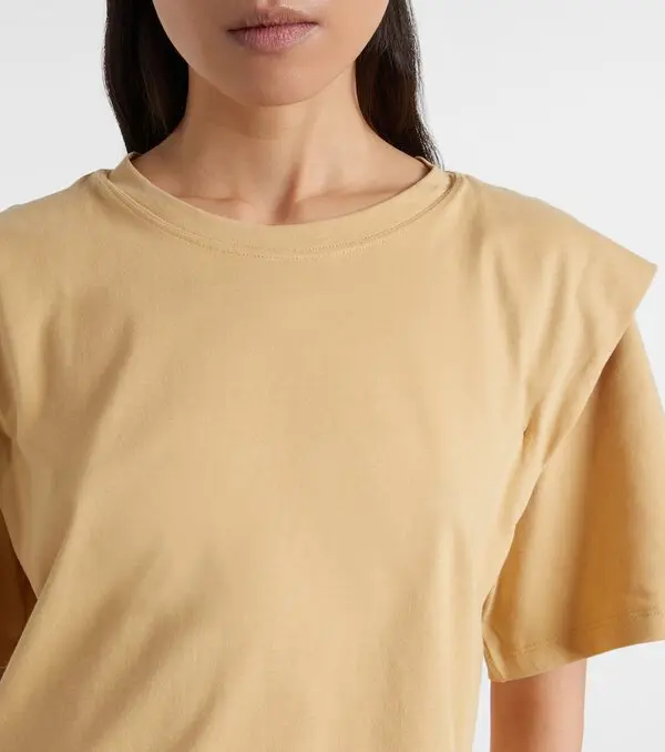 Isabel Marant Étoile Cotton Jersey Top - Yellow