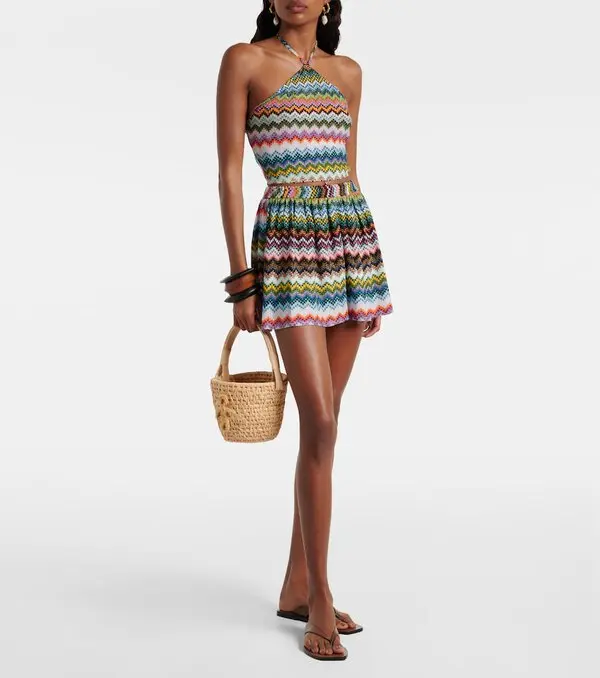 Missoni Zigzag Lamé Bermuda Shorts - Multicoloured
