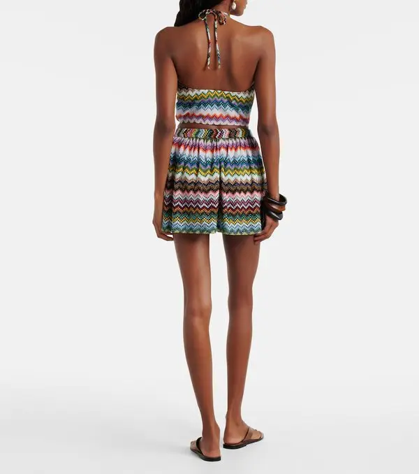 Missoni Zigzag Lamé Bermuda Shorts - Multicoloured