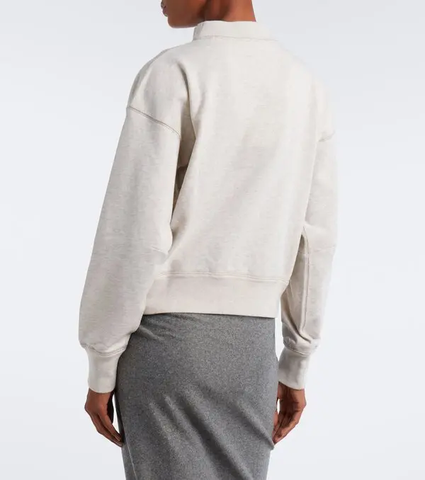 MARANT ETOILE Moby Logo Cotton-blend Sweatshirt