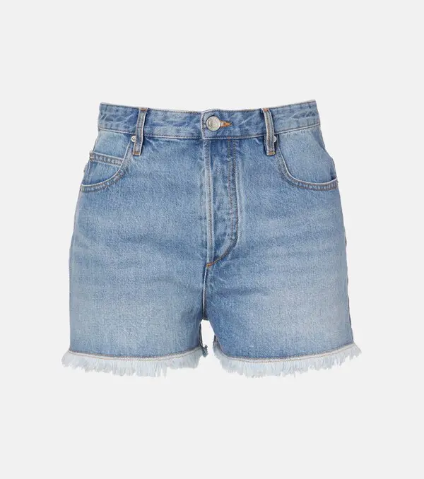 Isabel Marant Étoile Lesia High-rise Denim Shorts - Blue