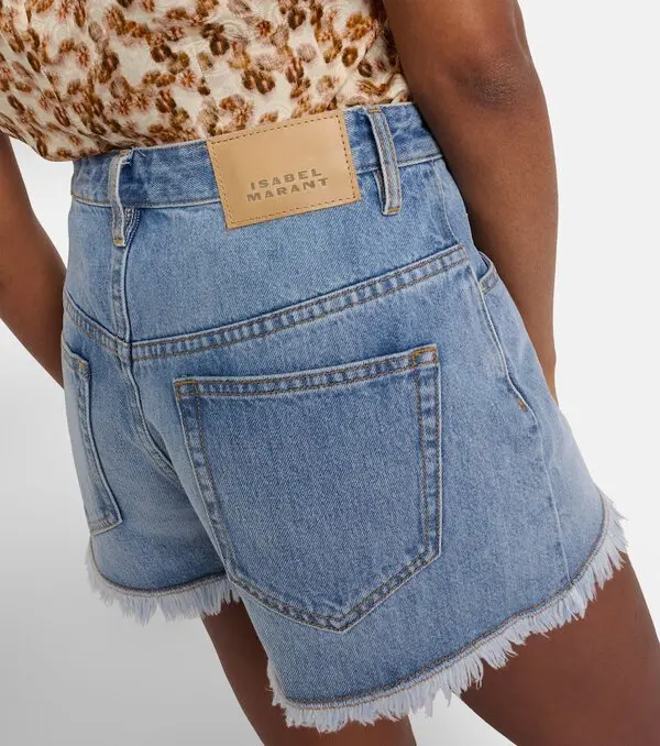 Isabel Marant Étoile Lesia High-rise Denim Shorts - Blue