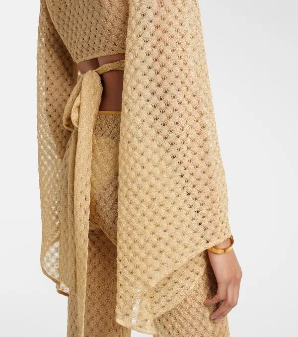 Missoni Lamé Crop Top - Gold