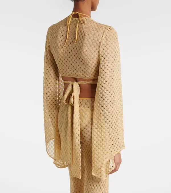 Missoni Lamé Crop Top - Gold