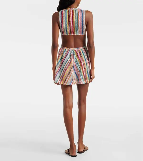 Missoni Zig Zag Cutout Minidress
