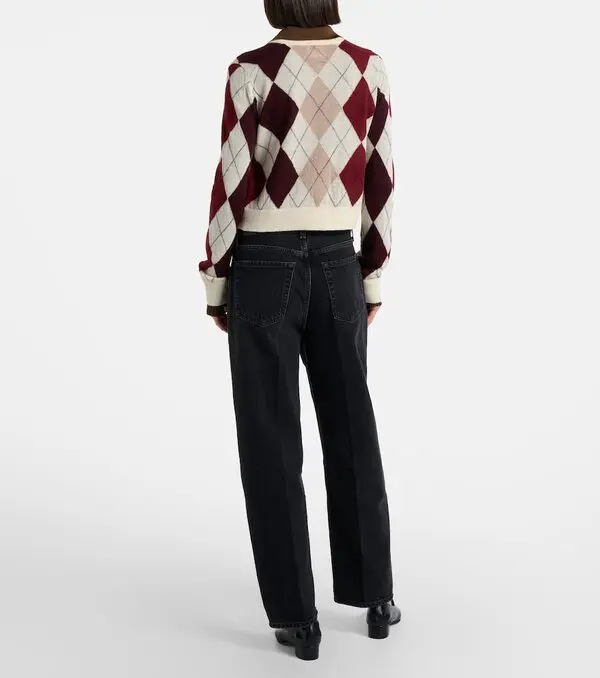 Citizens Of Humanity Miro Cropped High-rise Barrel-leg Jeans - Black