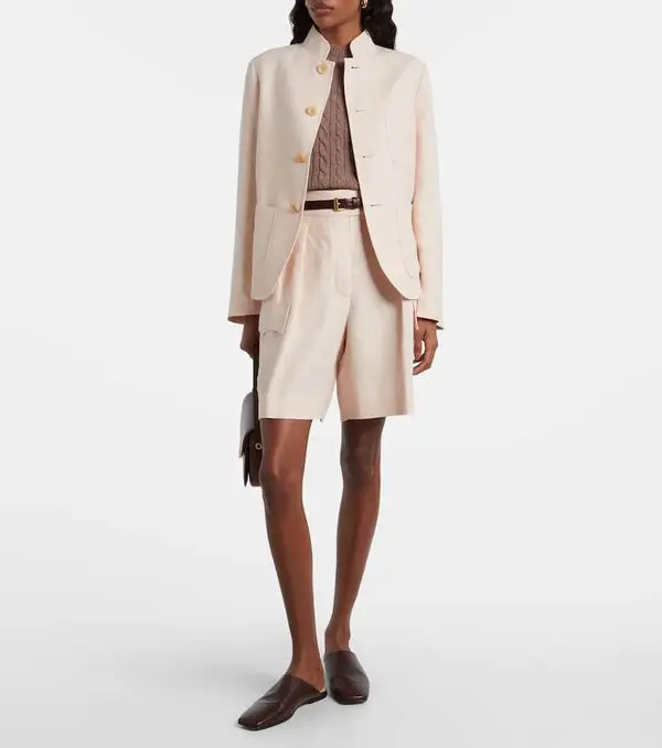 Loro Piana Spagna Linen Jacket - Pink