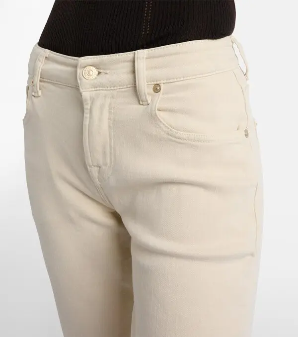7 For All Mankind Calie Mid-rise Straight Jeans