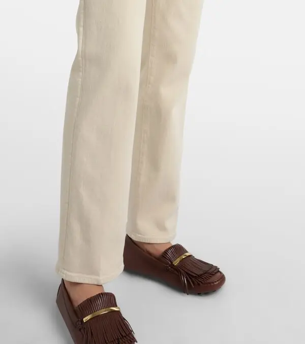 7 For All Mankind Calie Mid-rise Straight Jeans