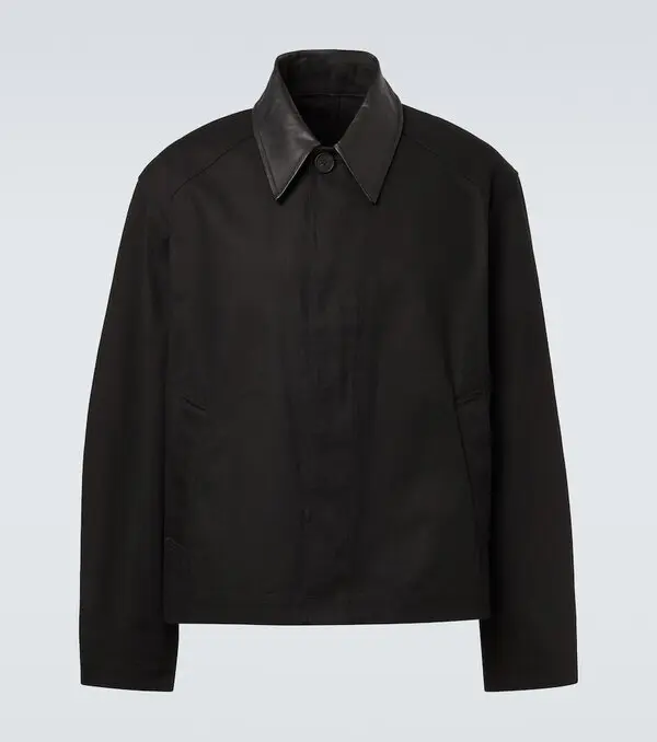 Studio Nicholson X Aaron Levine Dover Cotton Jacket - Black