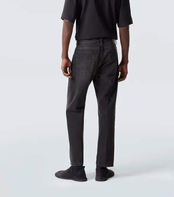 Studio Nicholson X Aaron Levine Windslow Straight Jeans - Black
