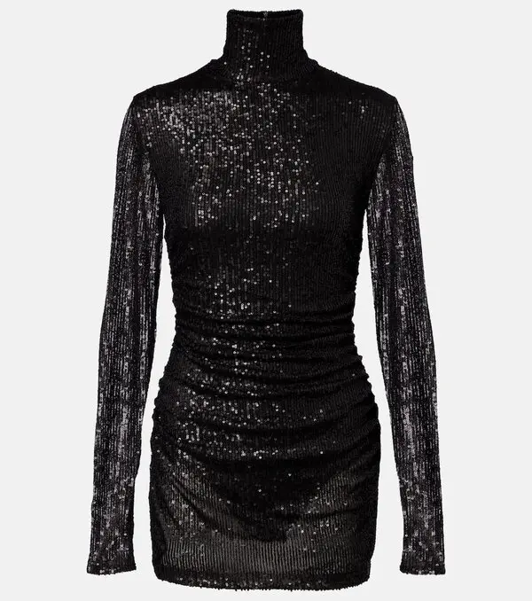 Norma Kamali Pickleball Sequined Mini Dress