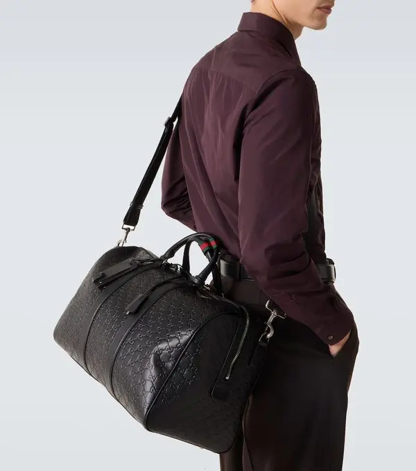 Gucci Gg Emblem Medium Duffle Bag