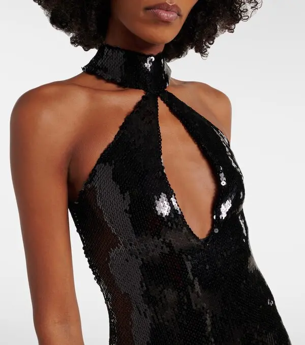 RODARTE Cutout Sequined Gown