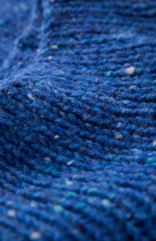 CELTIC & CO. Kilcarra Tweed Funnel Neck Sweater