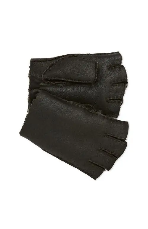 CELTIC & CO. Fingerless Shearling Gloves - Hurricane