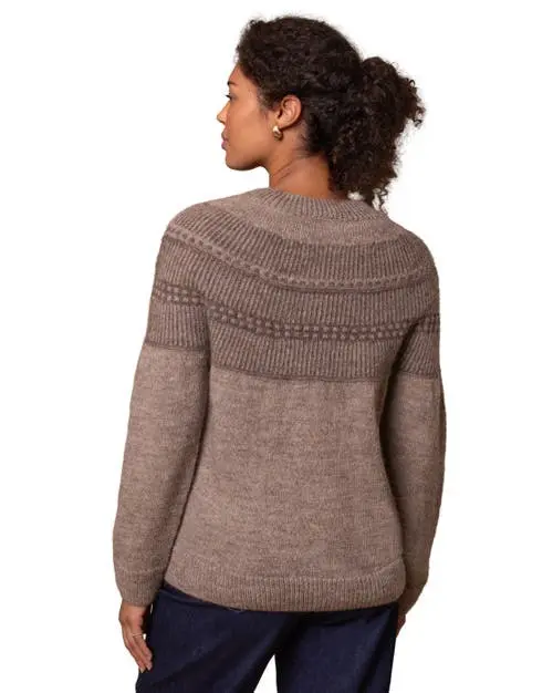 CELTIC & CO. British Wool Yoke Pattern Sweater