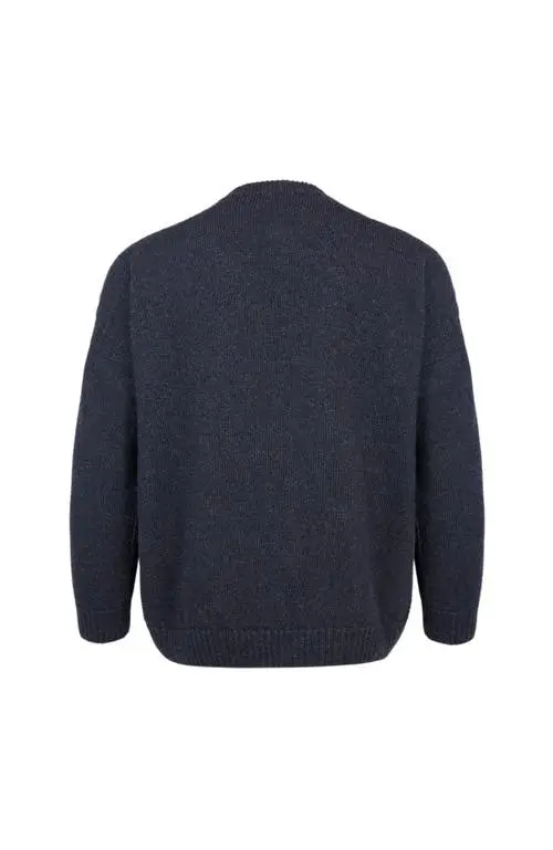 CELTIC & CO. British Wool Gansey Crewneck Sweater