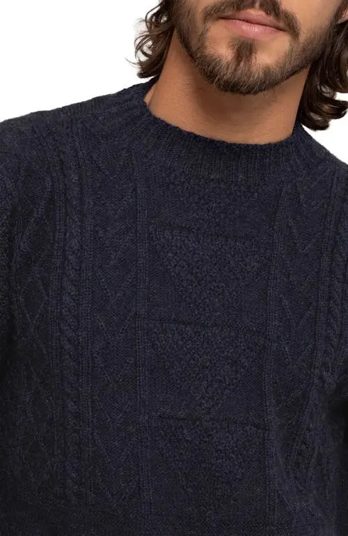 CELTIC & CO. British Wool Gansey Crewneck Sweater