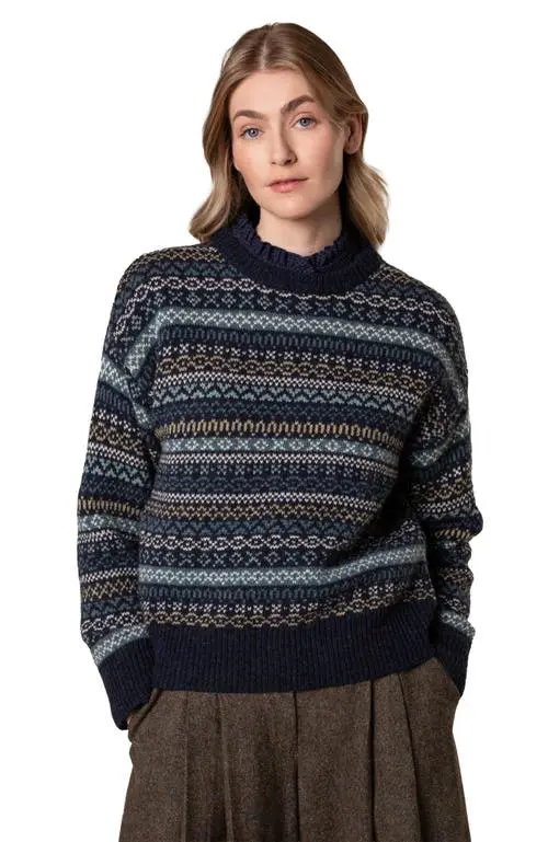 CELTIC & CO. Fair Isle Wool Sweater