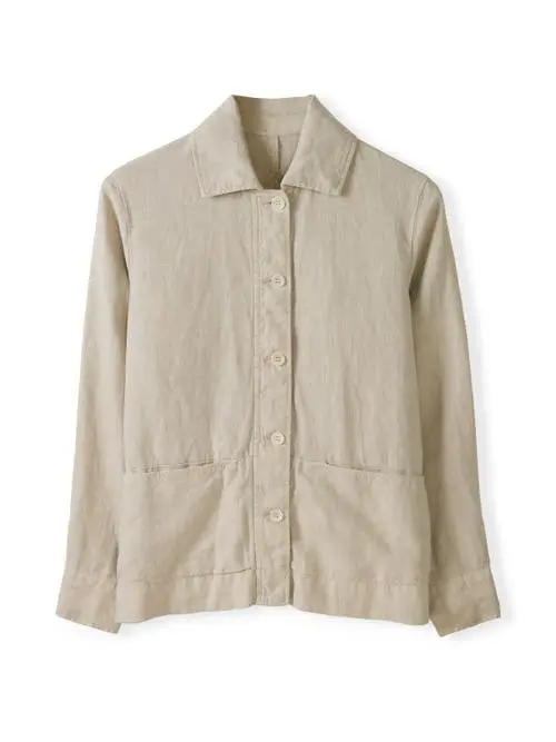 CELTIC & CO. Linen Boxy Jacket