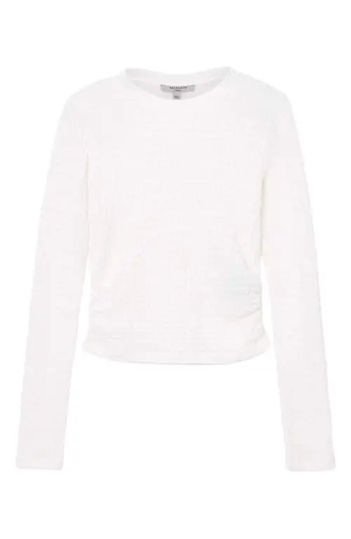 ALLSAINTS Long Sleeve Shirred Top