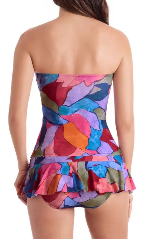 MIMI FLAMINGO Cameron Skirted Bikini Bottoms