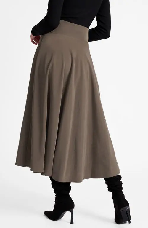Santorelli Aster Full Midi Skirt - Sahara