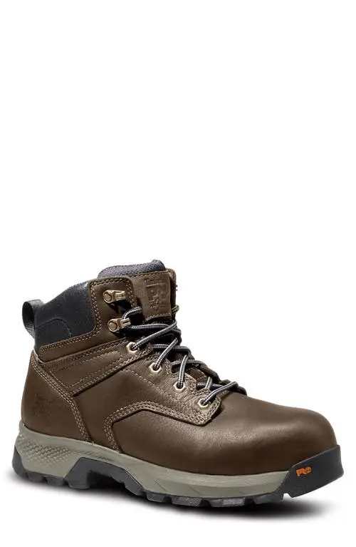 Timberland 6" Titan Ev Waterproof Composite Toe Work Boot - Brown