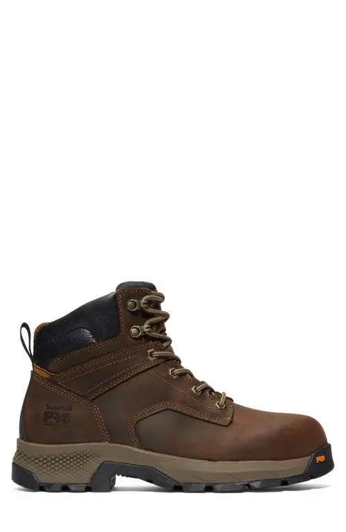 Timberland 6" Titan Ev Waterproof Composite Toe Work Boot - Brown
