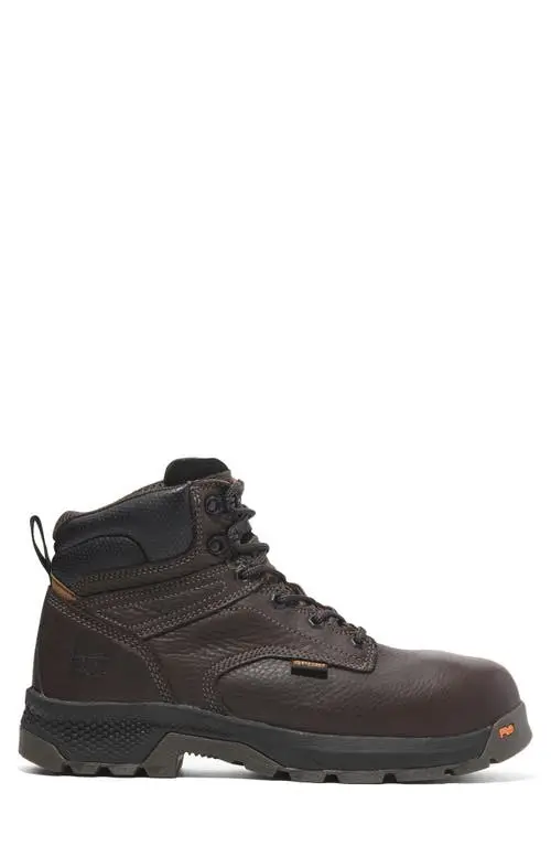 Timberland 6" Titan Ev Waterproof Composite Toe Work Boot - Brown