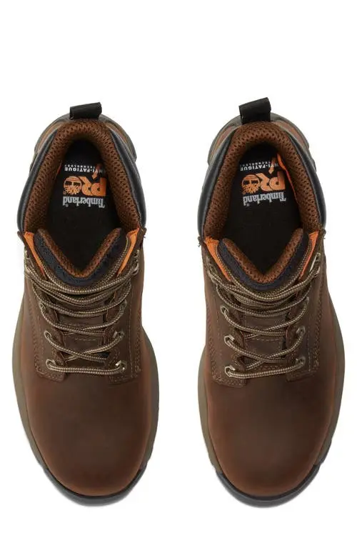 Timberland 6" Titan Ev Waterproof Composite Toe Work Boot - Brown