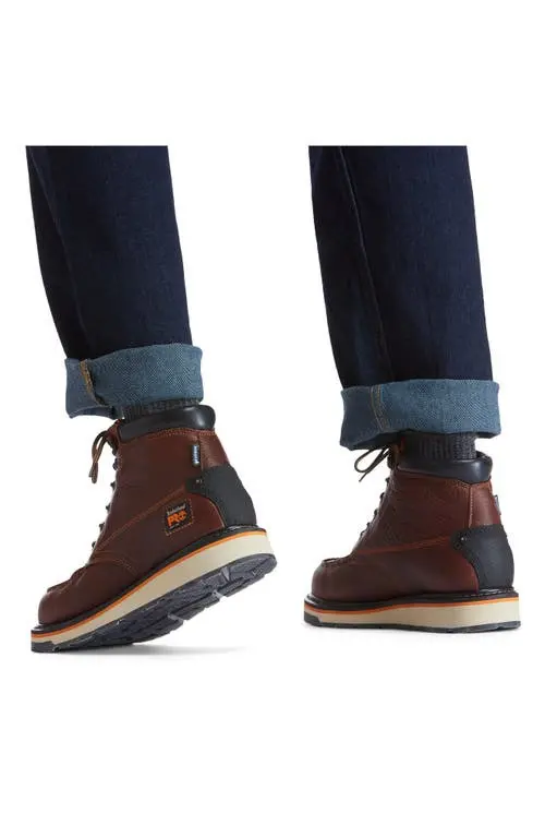 Timberland Gridworks 6" Waterproof Work Boots - Brown