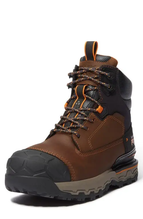 Timberland 6" Boondock Ultralight Csa Composite Toe Waterproof Work Boots - Medium Brown Full Grain