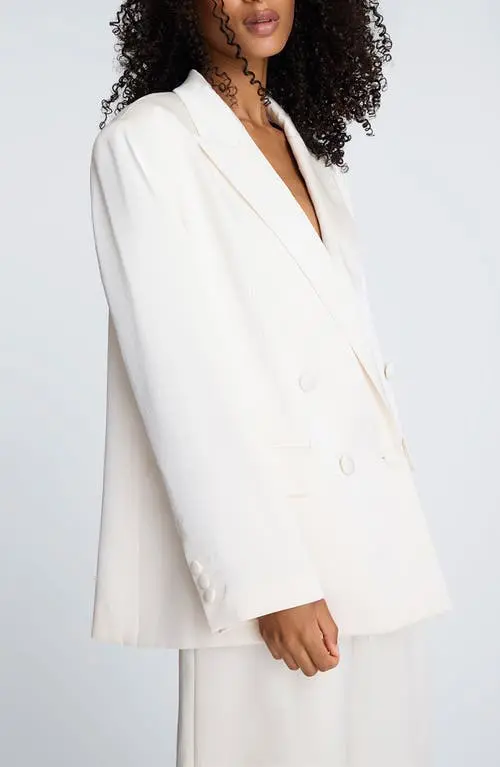 KENNETH COLE Double Breasted Boyfriend Blazer