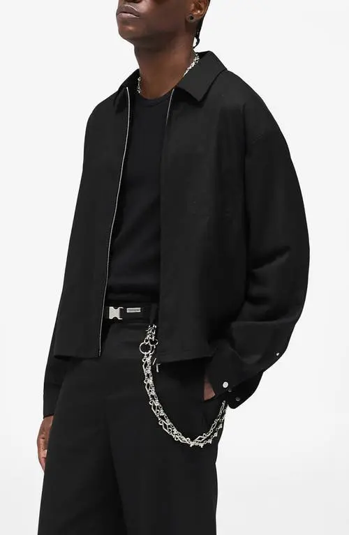 REPRESENT Zip-up Jacket - Jet Black