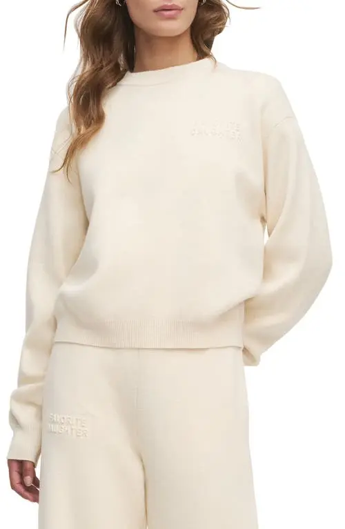 FAVORITE DAUGHTER Cotton And Cashmere Sweatshirt