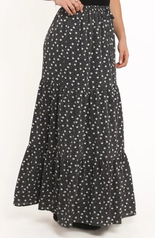 PETAL & PUP Floral Tiered Maxi Skirt