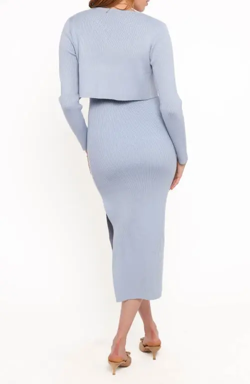 PETAL & PUP Tagum Midi Dress And Cropped Jacket Set