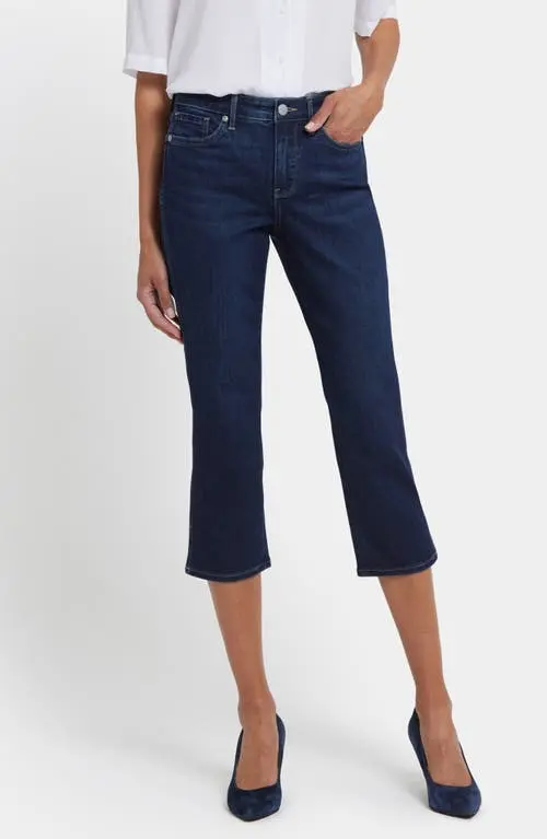 NYDJ Chloe Side Slit Capri Jeans - Midnight Breeze