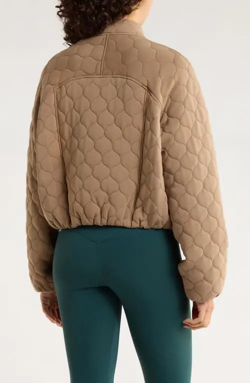MPG Quilted Zip-up Jacket