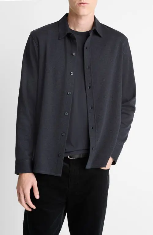 Vince Herringbone Button-up Shirt