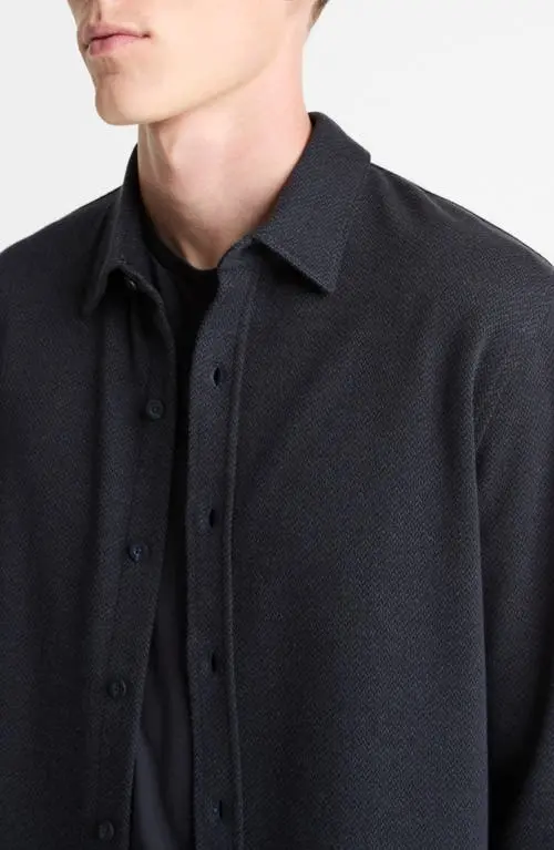 Vince Herringbone Button-up Shirt